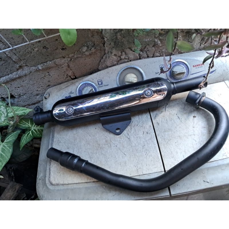Jual Knalpot w175 w 175 kawasaki Ori original copotan standar ...