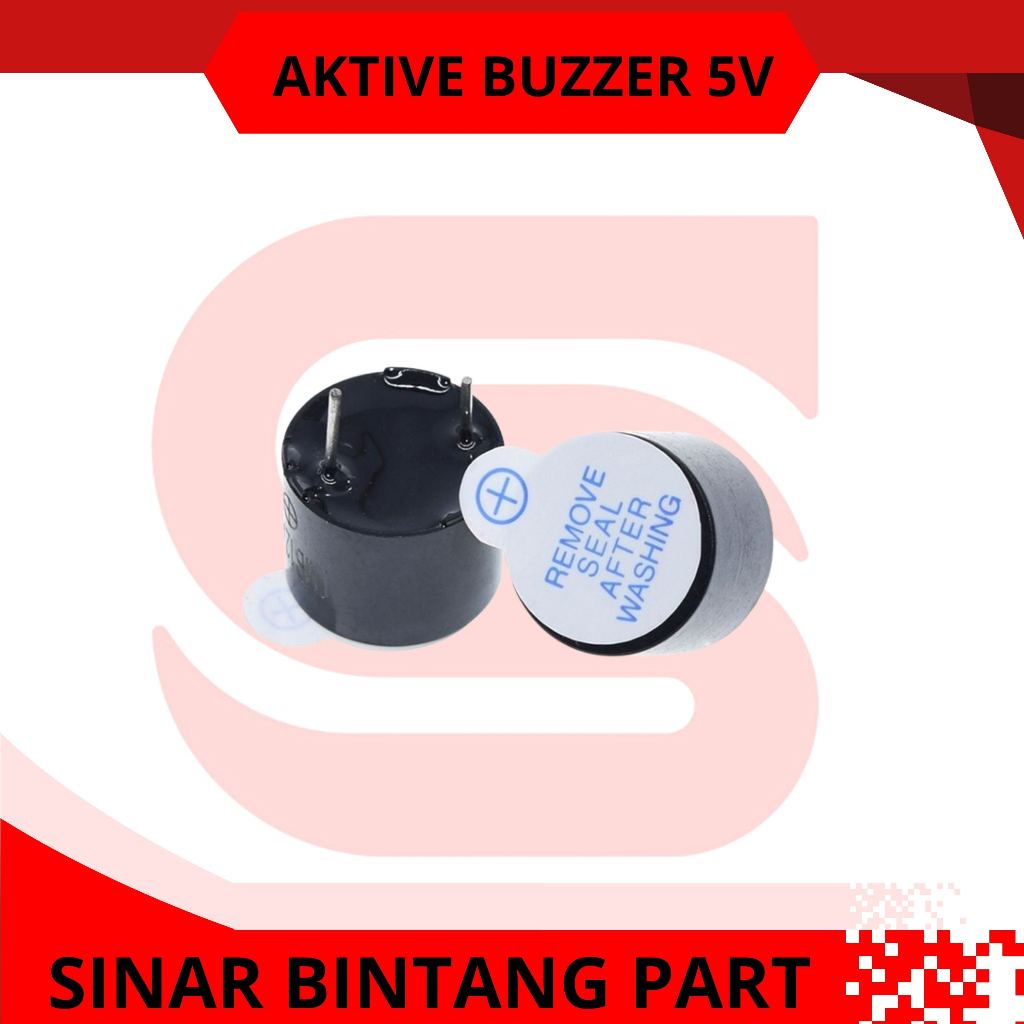 Jual AKTIVE BUZZER 5V,SPEAKER,BUZZER BEEP. -SB99 | Shopee Indonesia
