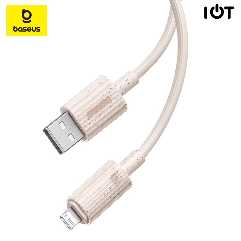 Jual Baseus Kabel Charger Habitat Series USB to iP Fast Charge 2.4A 1m ...