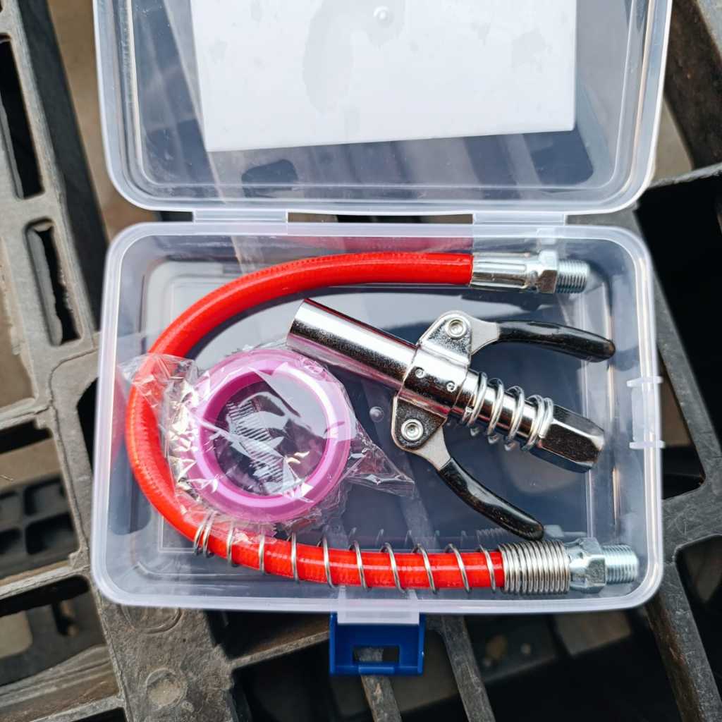 Jual NEW PROMO Grease Gun Pistol Gemuk Quick Release Alat Kepala Pompa ...