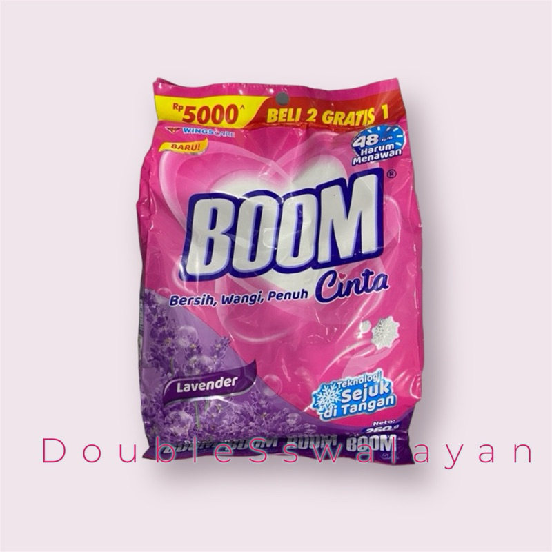 Jual Boom Cinta Lavender Detergent Bubuk | Shopee Indonesia