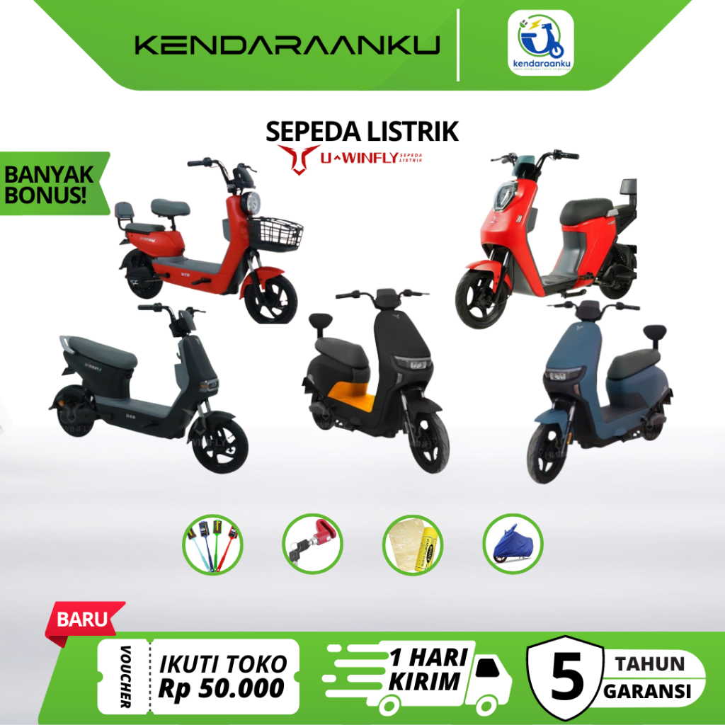 Jual SEPEDA LISTRIK UWINFLY TERMURAH D7D D8D T60 M60 M70 M75 T70L ...