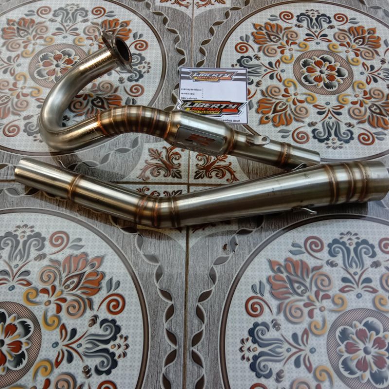 Jual pipa header knalpot WR155 KLX 150 Bf D-Tracker CRF 150l original ...
