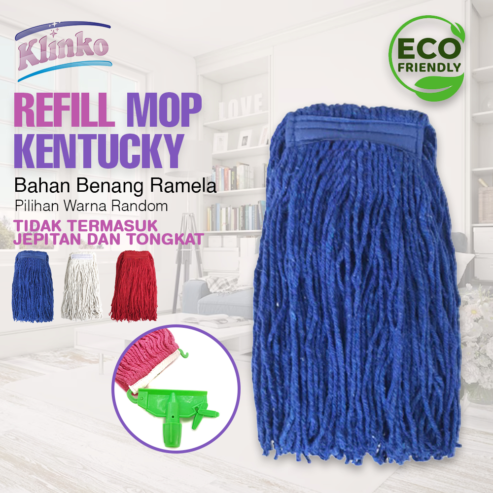 Jual Ktmstore REFILL Alat Pel Lantai Mop Jepit Kentucky Warna Color pel ...