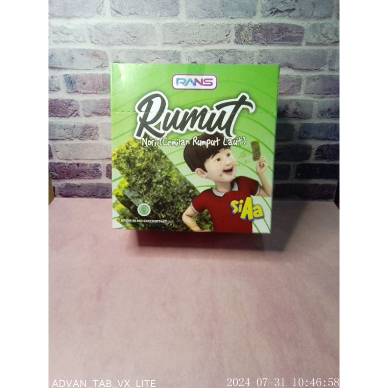 Jual RUMUT CEMILAN RUMPUT LAUT 1 PAK ISI 12 PCS x 4 GR VARIANT RASA ...