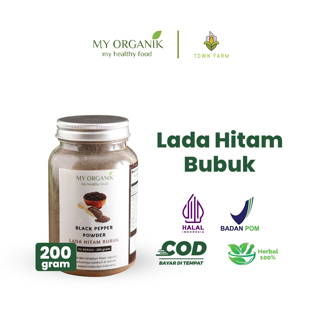 Jual My Organik Lada Hitam Powder Botol Black Pepper Powder Premium ...