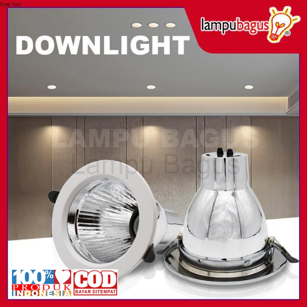 Jual Downlight 3 Inch 4 Inch 5 Inch / Kap Lampu Downlight Fitting E27 ...