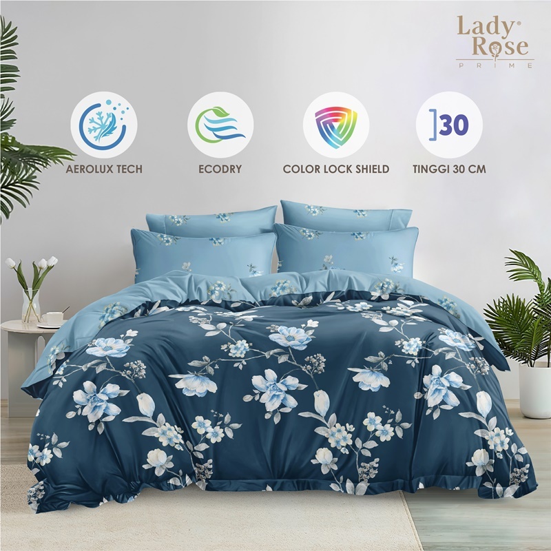 Jual Lady Rose Prime - Bed Cover Set King 180x200 Tinggi 30Cm Fitted ...
