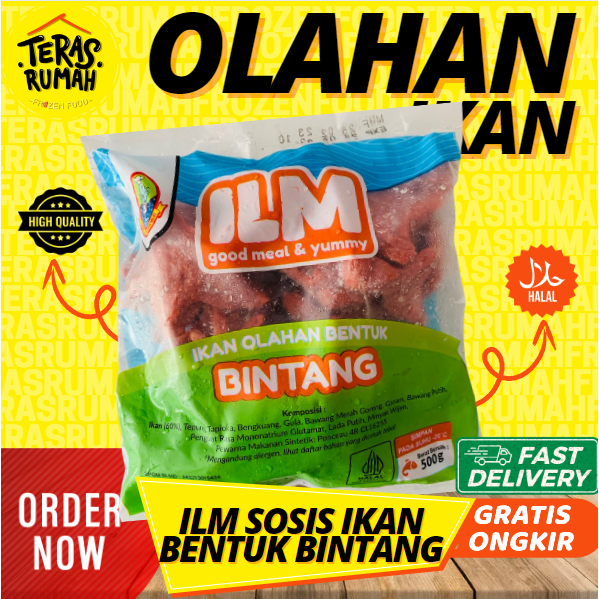Jual ILM - IKAN OLAHAN/SOSIS BENTUK BINTANG 500gr | Shopee Indonesia