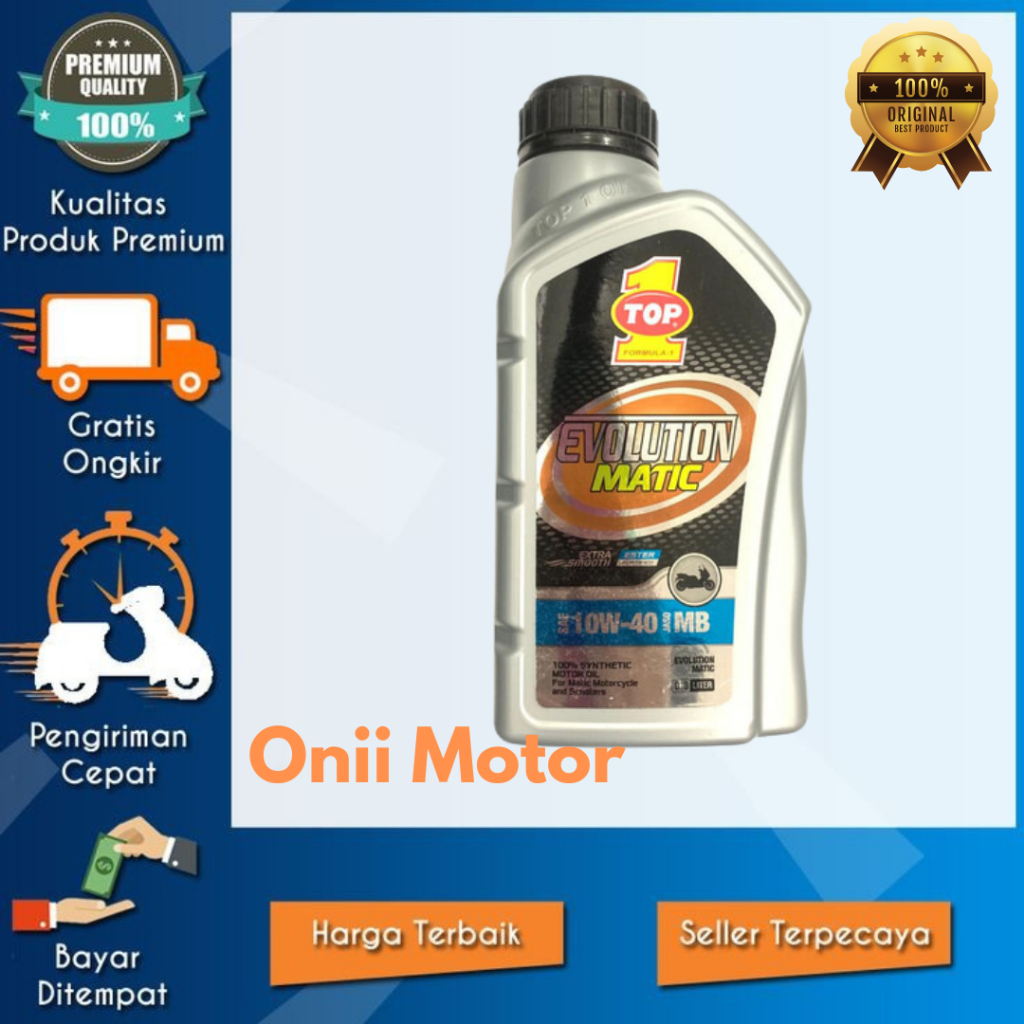 Jual OLI TOP 1 EVOLUTION MATIC SAE 10W-40 1LITER Asli Original | Shopee ...