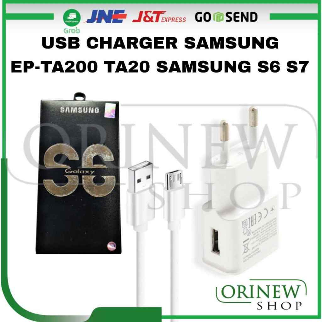 Jual Charger USB Samsung S6 S7 EP-TA200 TA20 Fast Charging | Shopee Indonesia