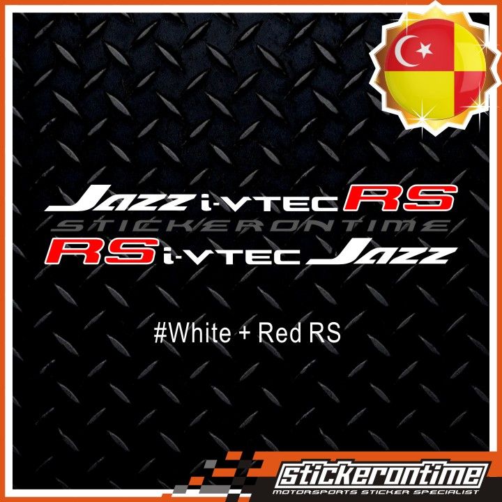 Jual Honda Jazz i vtec Rs jazz Gk VTEC stiker body mobil 2pcs kanan ...