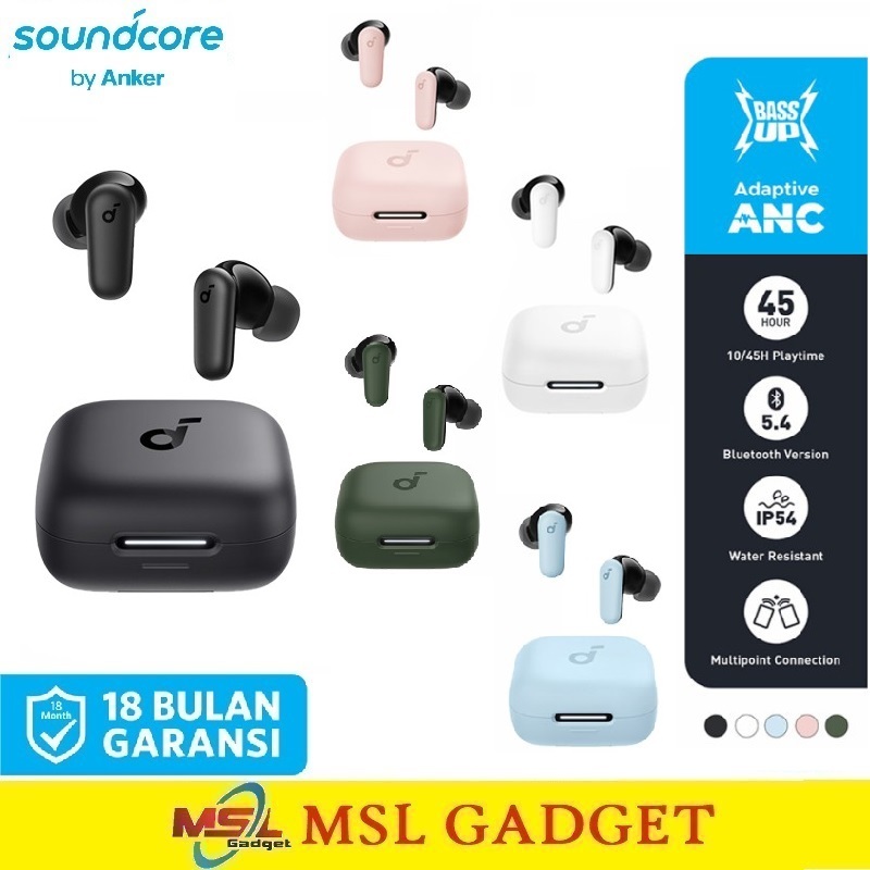 Jual Anker Soundcore R50i NC Headset TWS Bluetooth ANC Noise Cancelling ...
