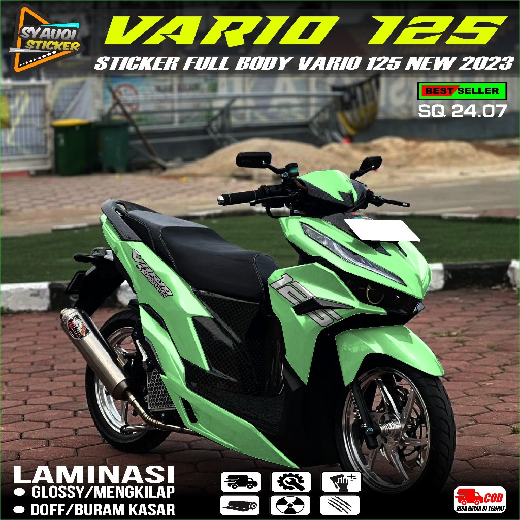 Jual (COD)Decal Stiker Vario 125 New 2023 2024 Full Body Terbaru - Sticker Variasi Vario Gen 2 ...