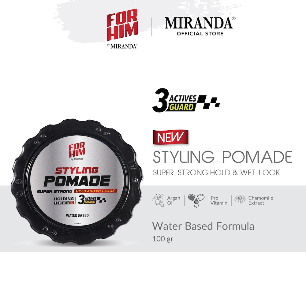 Jual MIRANDA For Him Styling Pomade - Strong Hold and Matte Look I ...