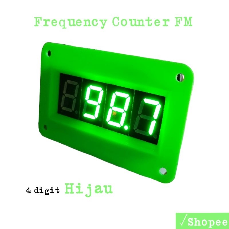 Jual Frequency Counter FM Digital Display 4 Digit - Hijau (asli) | Shopee Indonesia