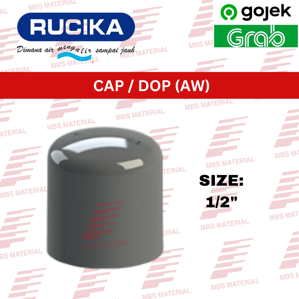 Jual INSTANT & SAME DAY | Fitting Rucika Cap / Dop / Tutup Pipa AW Size ...