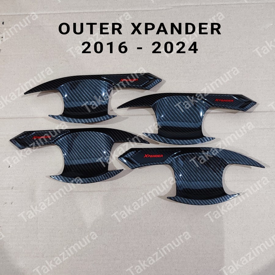 Jual Outer mangkok handle carbon mobil new xpander 2016 2017 2018 2019 2020 2021 2022 2023 2024 ...