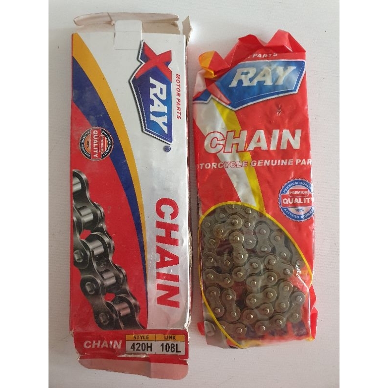 Jual RANTAI MOTOR RODA DUA 420H 108 L XRAY ASLI KUALITAS BAGUS | Shopee ...