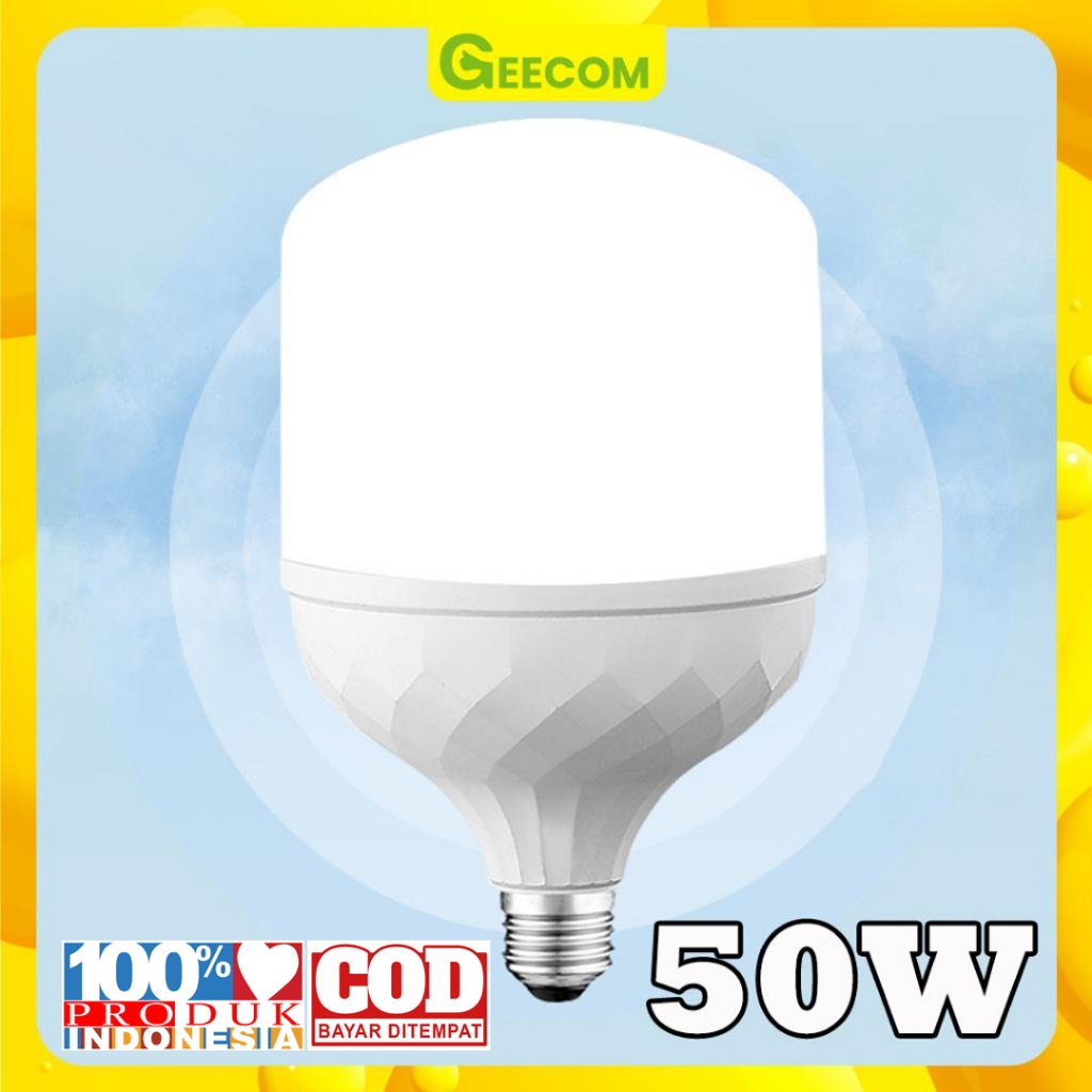 Jual Lampu led kamar jumbo 50 watt super terang Lampu bohlam rumah murah hemat energi LED Bulb ...