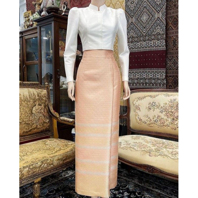 Jual kebaya Thailand crop satu set atasan dan rok | Shopee Indonesia