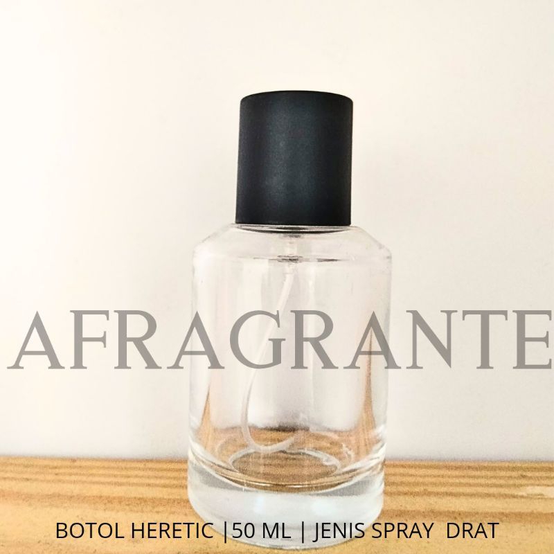 Jual botol parfum hertic 50 ml drat tutup hitam- botol parfum isi ulang ...