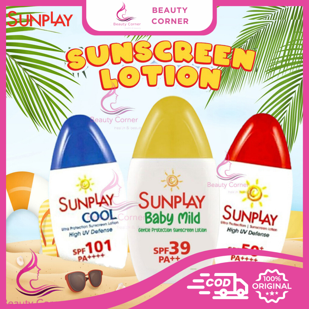 Jual Sunplay Ultra Protection Sunscreen Lotion SPF 50+ PA++ | Baby Mild ...