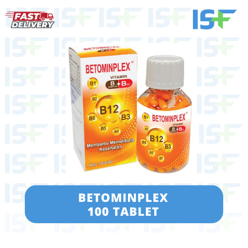 Jual ISF Betominplex 100 TABLET / Vitamin B kompleks Betominplek ...