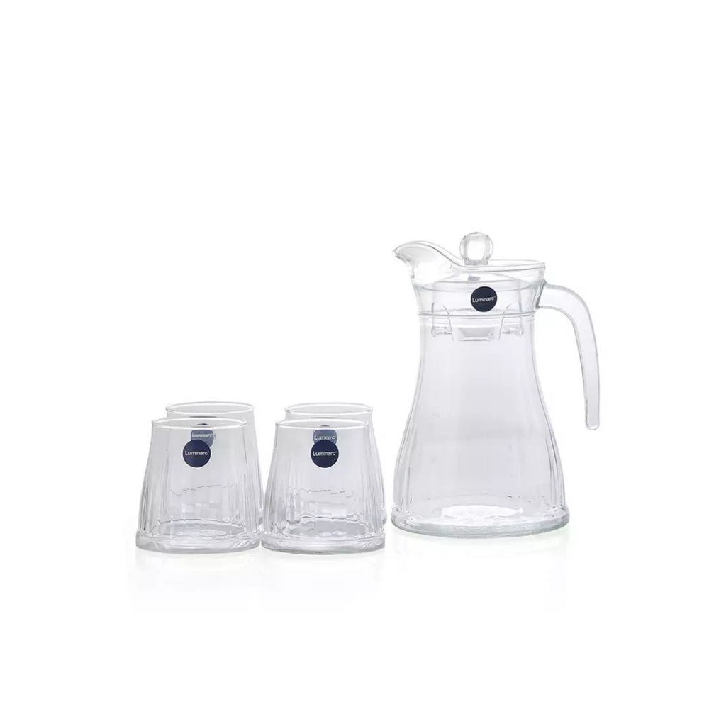 Jual Luminarc Set Bucolique | P6644 Drink Set 5 Pieces | Drinkset Gelas Teko | Shopee Indonesia