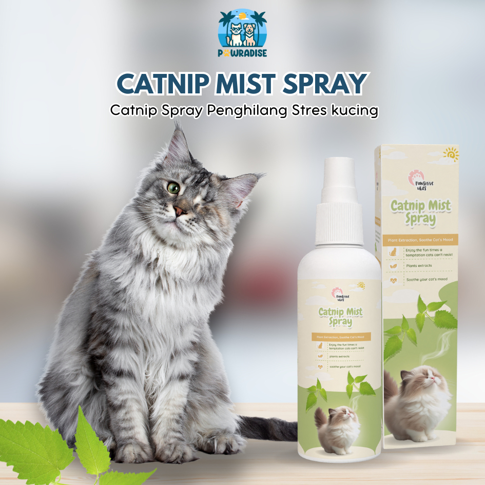 Jual Catnip Spray Penghilang Stress Untuk Kucing 120ml - Semprotan Natural Alami Anti Stress ...