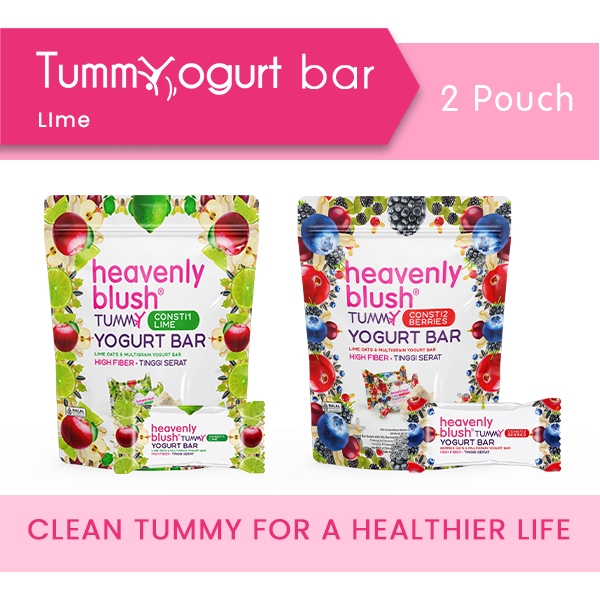 Jual Heavenly Blush Tummy Yogurt Bar Pouch isi 10 Sachet [9gr x 10 ...