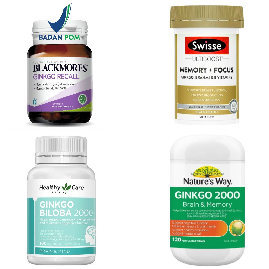 Jual Nature's Way Ginkgo Biloba 2000mg 120 Tablets Natures / Healthy ...