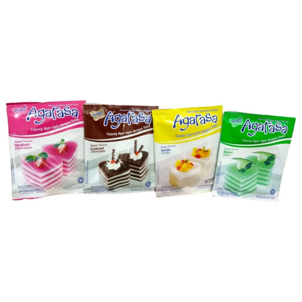 Jual Agar agar Agarasa Rasa Vanilla Vanila Coklat Strawberry Melon ...