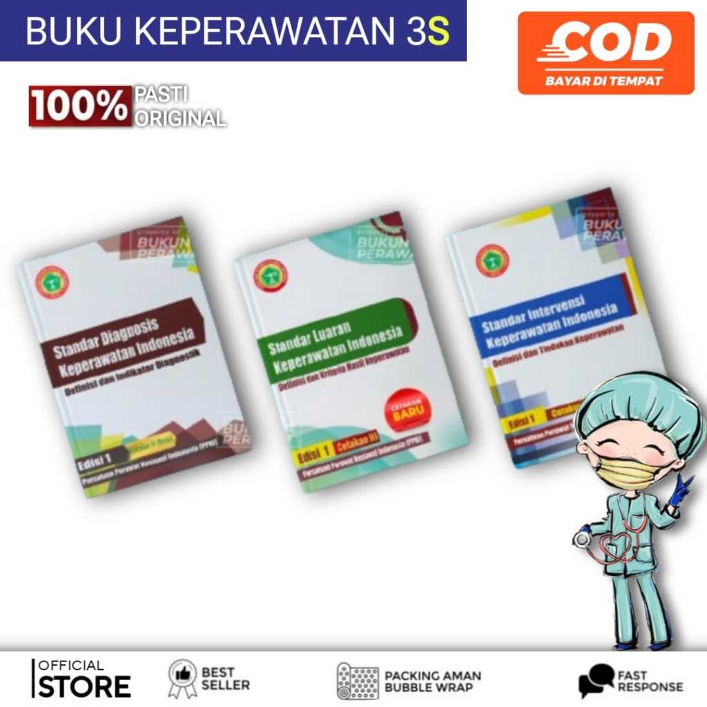 Jual Buku Paket Keperawatan 3S PPNI Edisi Revisi Terbaru 3S ( SDKI,SIKI, SLKI ) | Shopee Indonesia