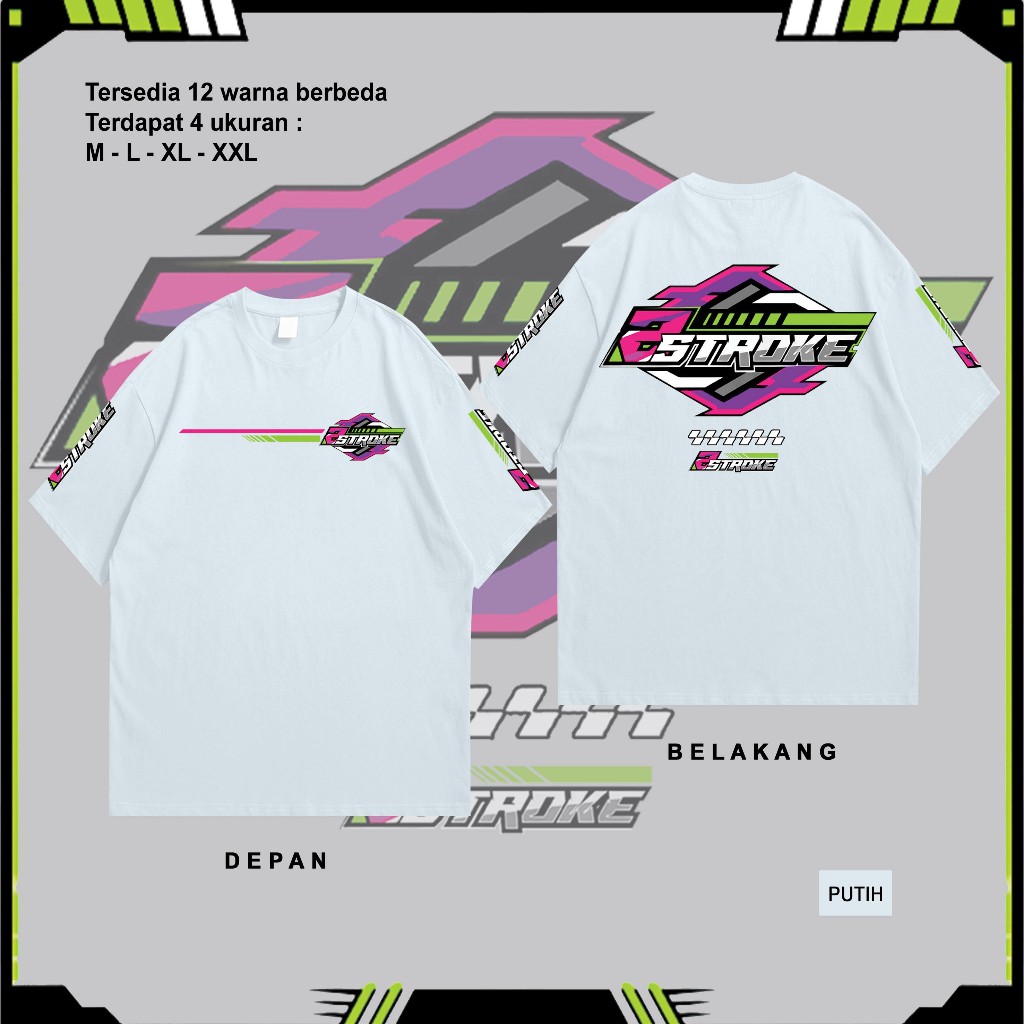 Jual KAOS RACING 2 STROKE KAOS WISATA MALAM KAOS DRAG KAOS TERBARU ...