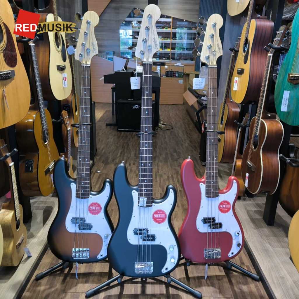 Jual Gitar Bass Squier Debut Series Precision Bass Guitar, Laurel FB | Shopee Indonesia