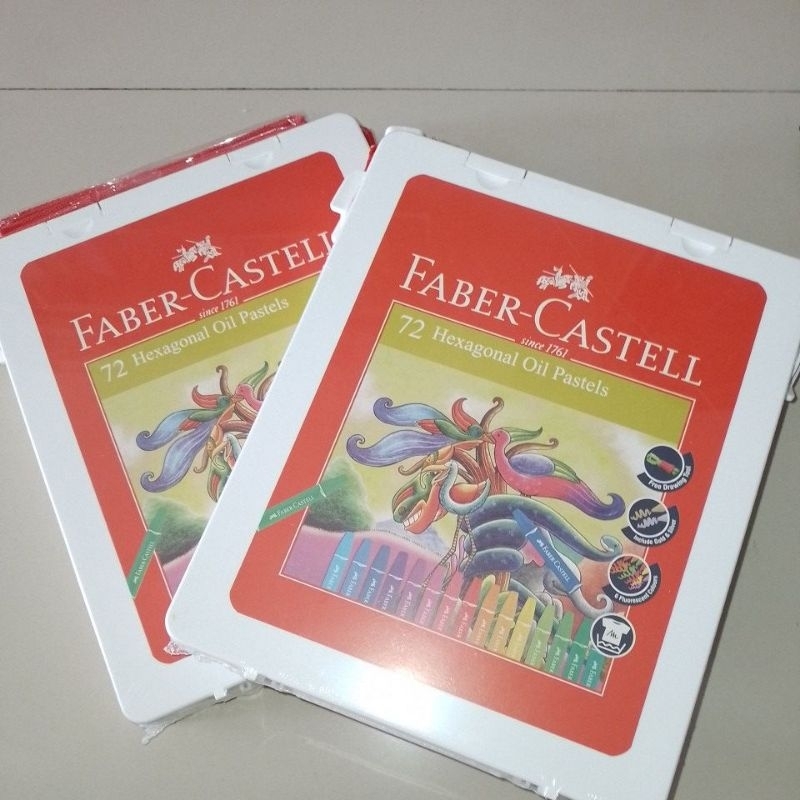 Jual Crayon Oil Pastel Faber Castell 72 Warna Hexagonal ( Set ...