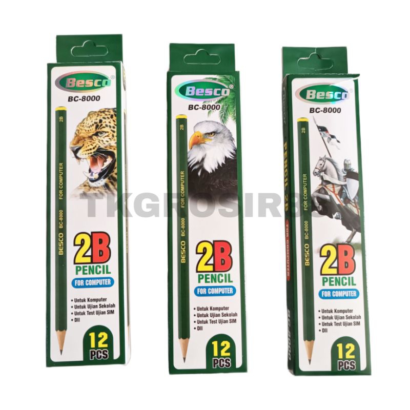 Jual 12 Pensil 2b Besco/Pensil 2b For Computer/Pensil 2b Murah | Shopee ...