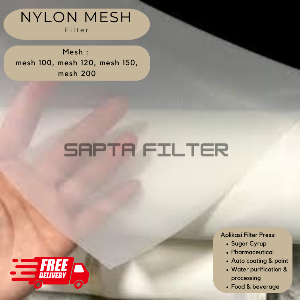 Jual Saringan Nylon Mesh 100,150, 200, Lebar: 1m,1.6m | Shopee Indonesia