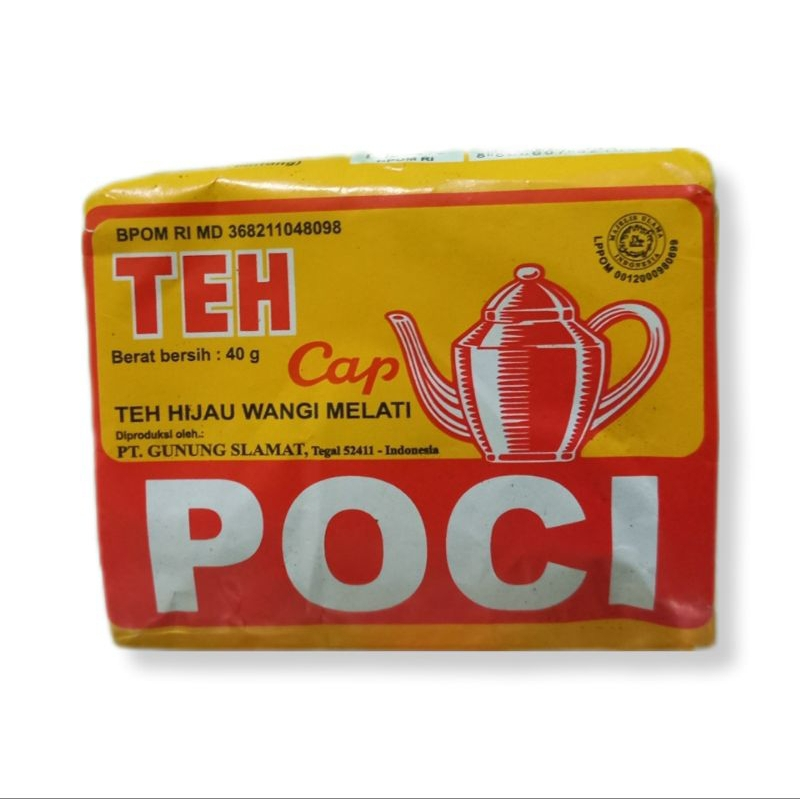 Jual Teh Poci Kuning 10 pcs x 40 gram (1 slop) | Shopee Indonesia