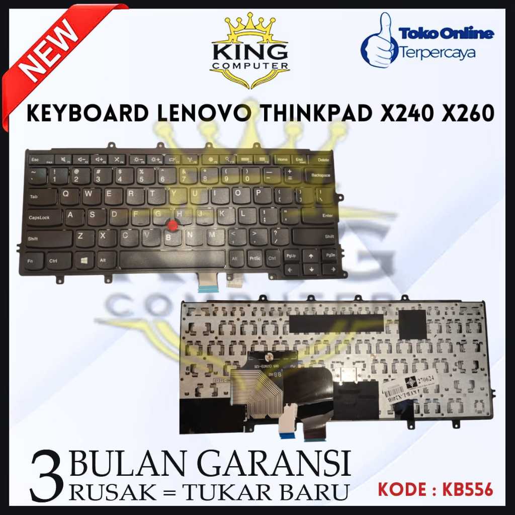 Jual KEYBOARD LENOVO THINKPAD X240 X240S X240I X250S X250 X260 X260S ...