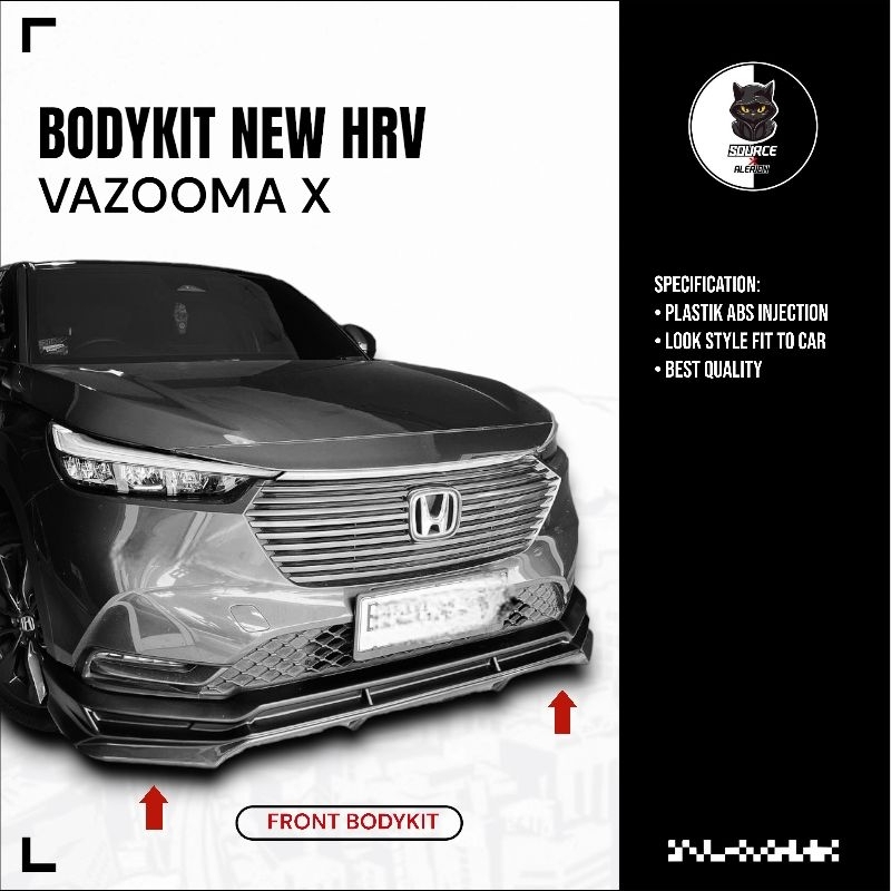 Jual [ FREE INSTALLASI ] BODYKIT NEW HRV 2022 UP VAZOOMA X MODEL ...
