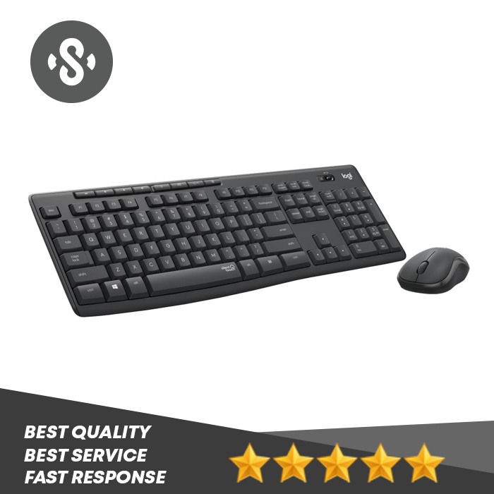 Jual Logitech Mk295 Combo Keyboard Dan Mouse Wireless Silent Multimedia Keys Shopee Indonesia