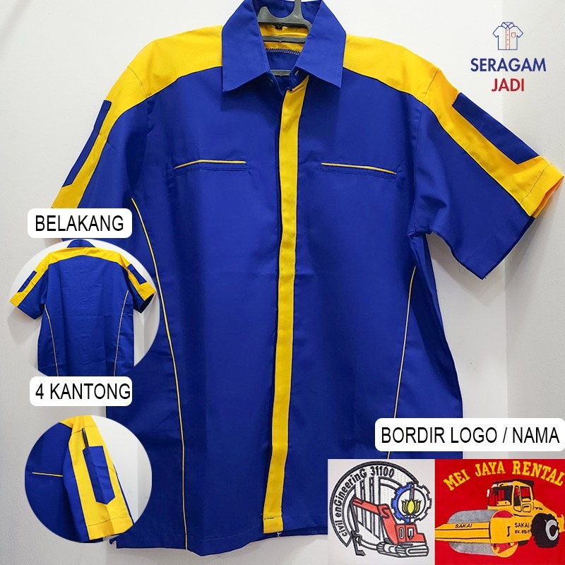 Jual Seragam Kemeja Baju Kerja Lapangan Kantor Karyawan Perusahaan ...