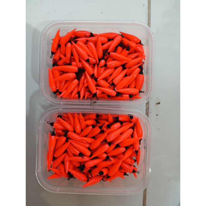 Jual pelampung cabe/pelampung lombok/pelampung sepat siam | Shopee ...