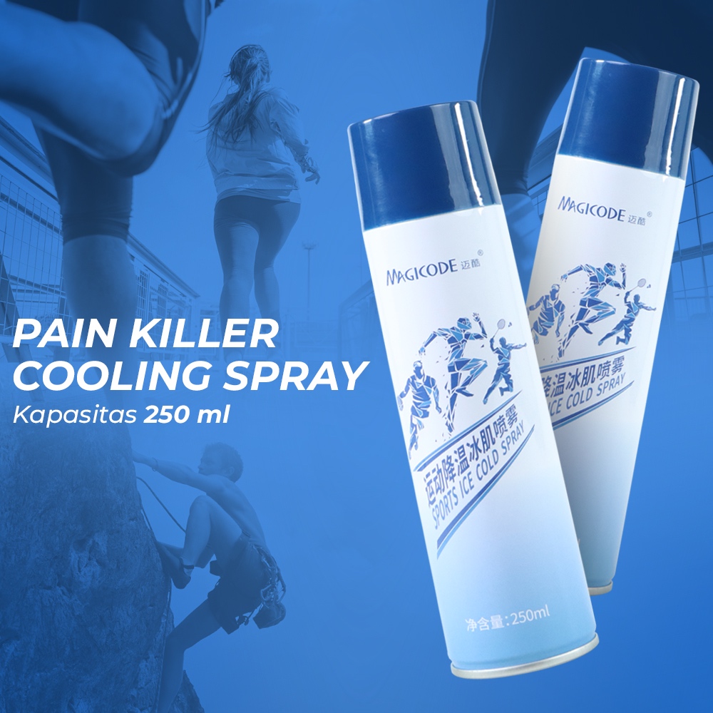 Jual Semprotan Pereda Nyeri Pain Killer Cooling Spray 250 ml COlling ...
