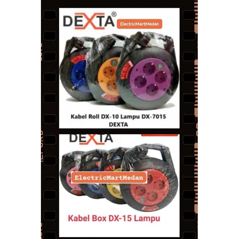 Jual kabel roll/stop kontak/kabel box lampu dx10/dx15 dexta/ kabel ...
