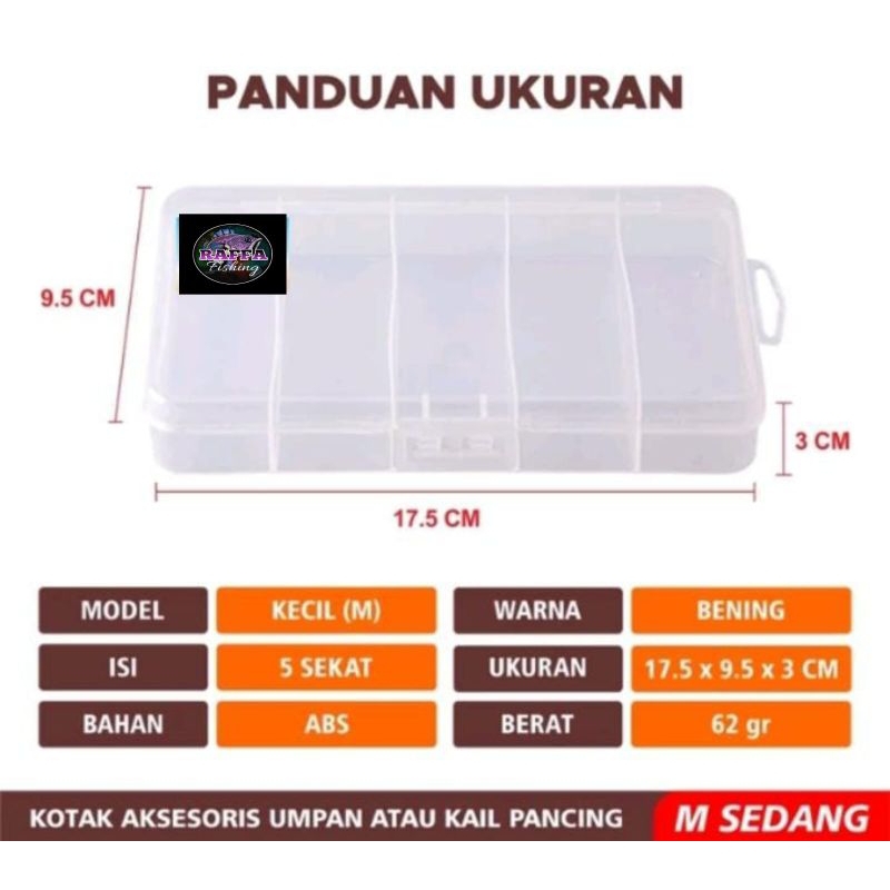 Jual Lure box doubel | Kotak penyimpanan umpan | kotak umpan sekat | Shopee Indonesia