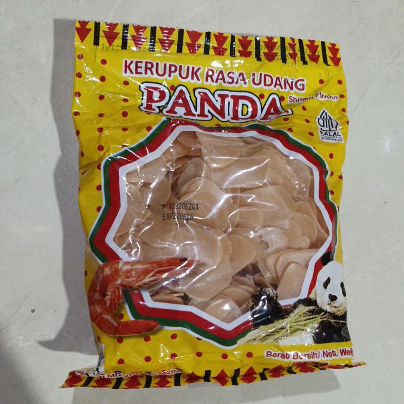 Jual KERUPUK PANDA RASA UDANG 500GR | Shopee Indonesia