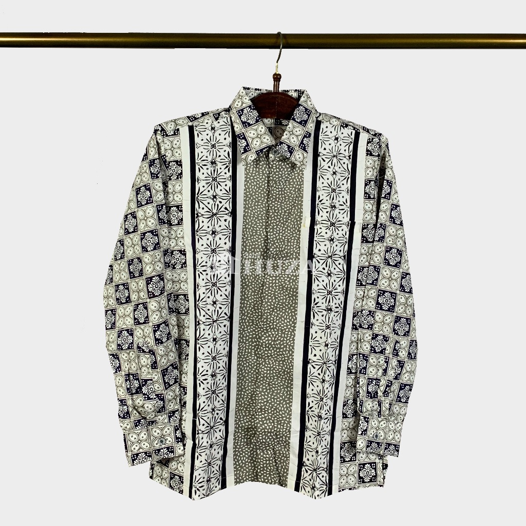 Jual BATIK HUZA - KEMEJA BATIK LENGAN PANJANG KEMEJA ERNANDO | Shopee ...
